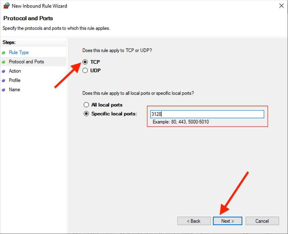How to Port Forward on Windows Server?