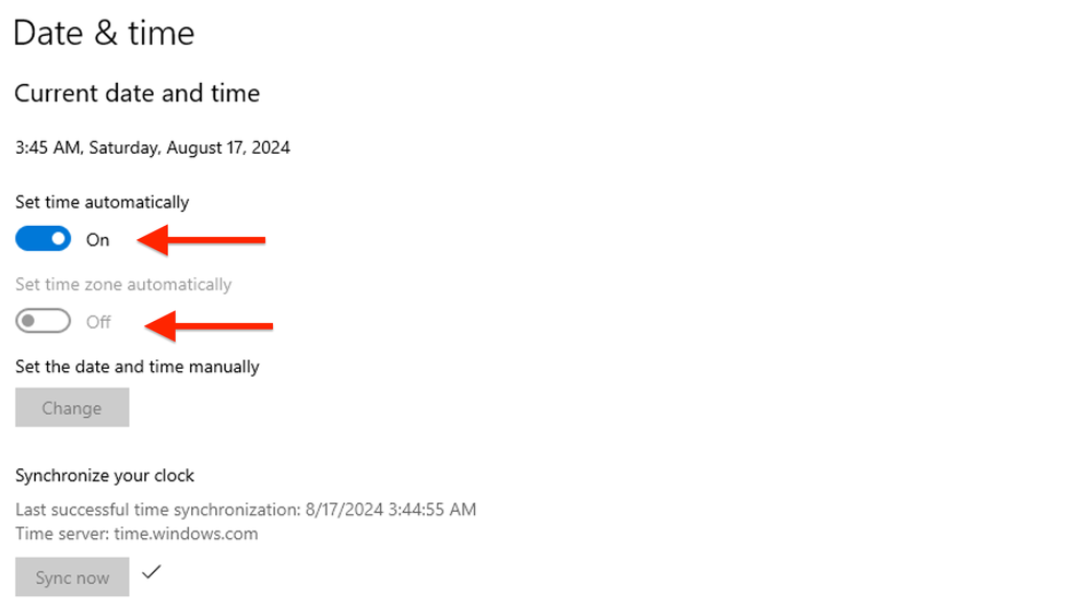 How to Resolve Time Sync Failures in Windows 10, 11, and Windows Server