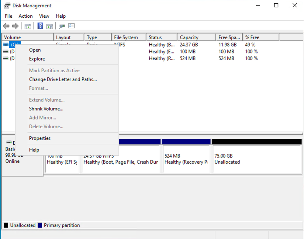 How to create Additional Partition in Windows?