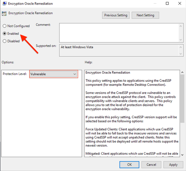 How To Resolve Rdp Authentication Errors Due To Credssp Encryption Oracle Remediation On Windows