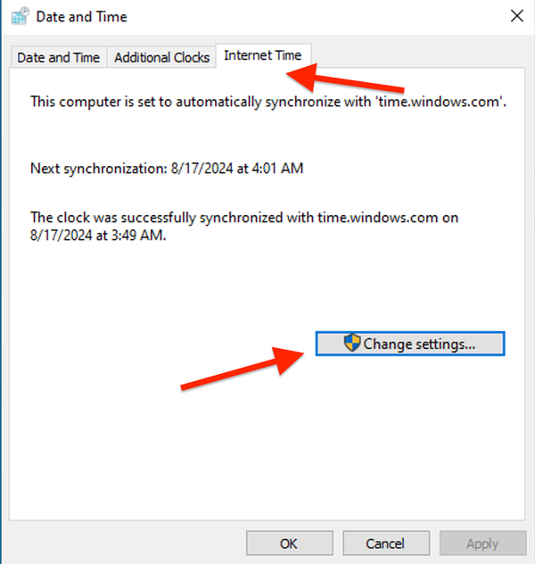 How to Resolve Time Sync Failures in Windows 10, 11, and Windows Server