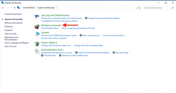 How to block a port in a Windows firewall?