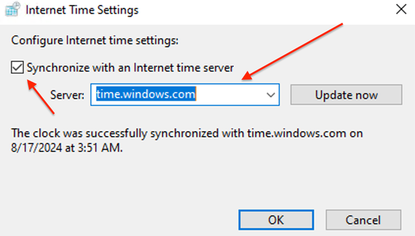 How to Resolve Time Sync Failures in Windows 10, 11, and Windows Server