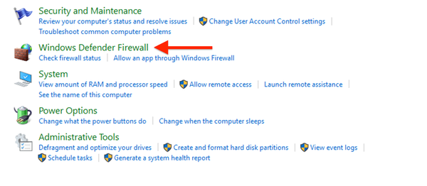 How to disable/enable Firewall in Windows Server?